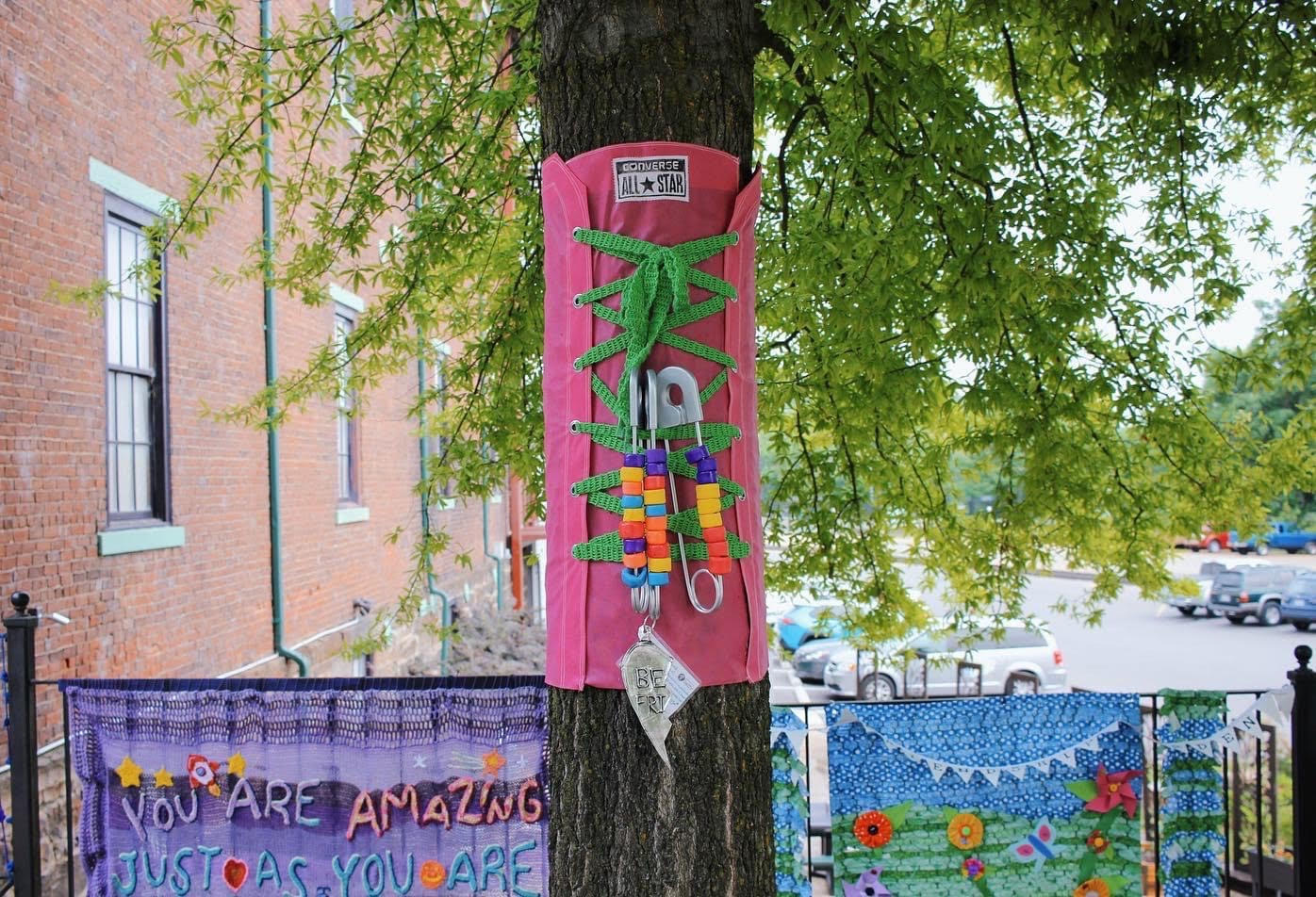 Yarning for Unity in Downtown Lynchburg – Virginia Main Street