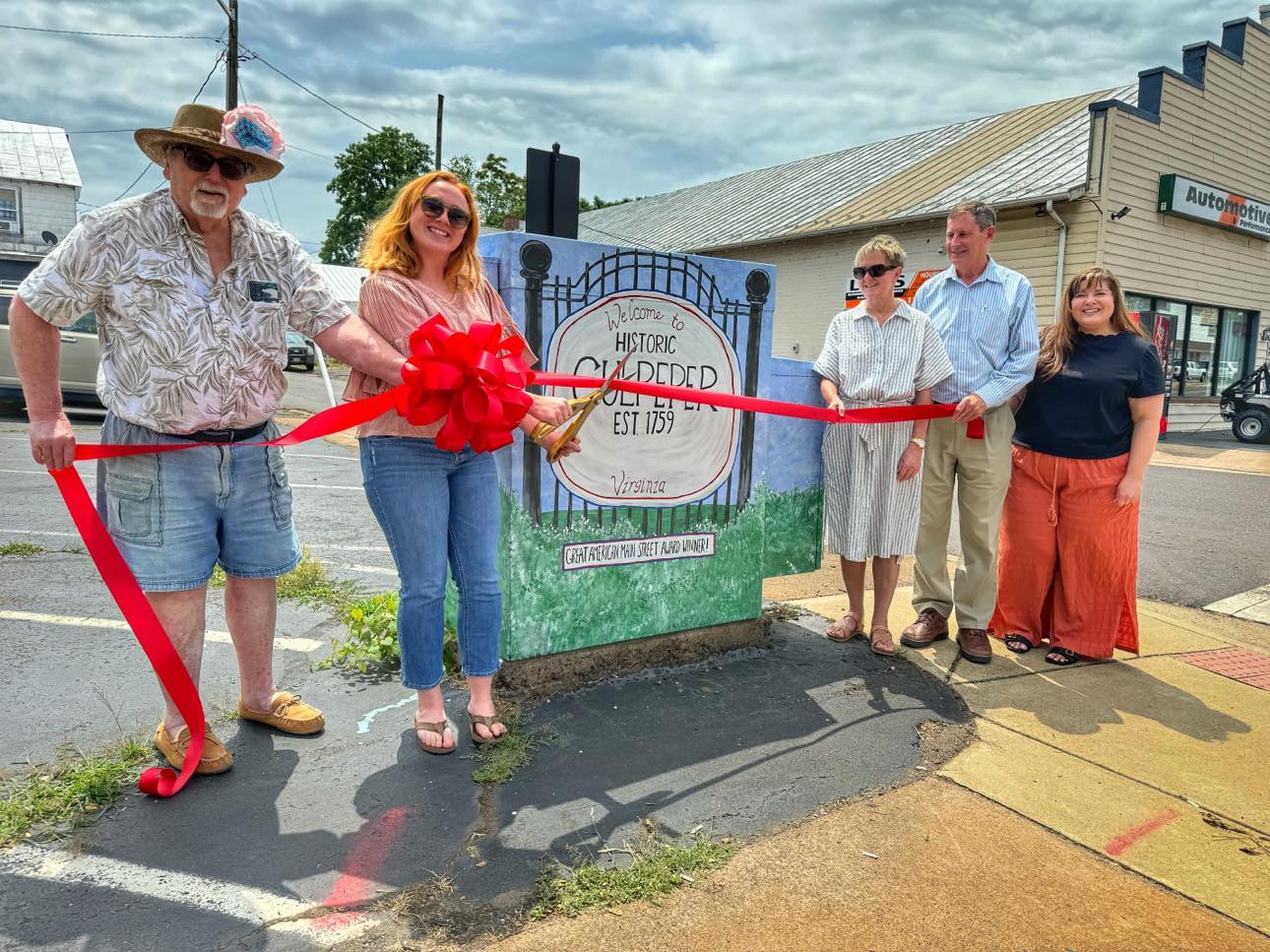Culpeper Unveils Power Box Murals – Virginia Main Street